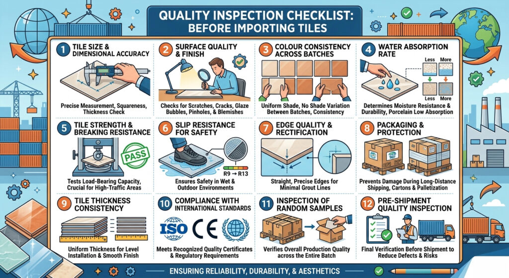 Quality Inspection Checklist Before Importing Tiles | Porcelain Tiles ...
